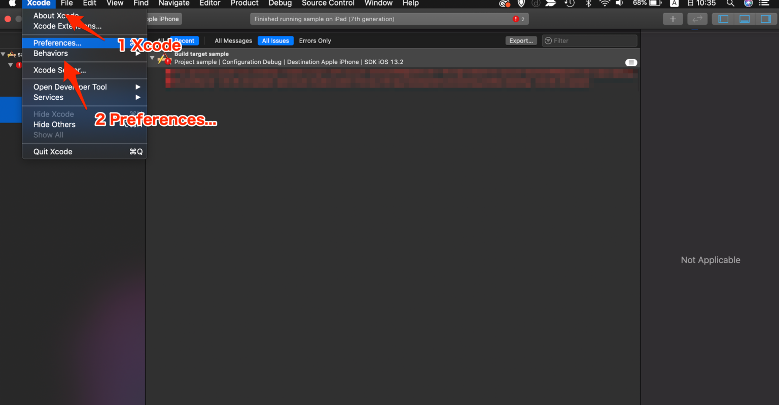 The operation couldn’t be complete…【Xcodeで実機buildエラー】 | kamiblog