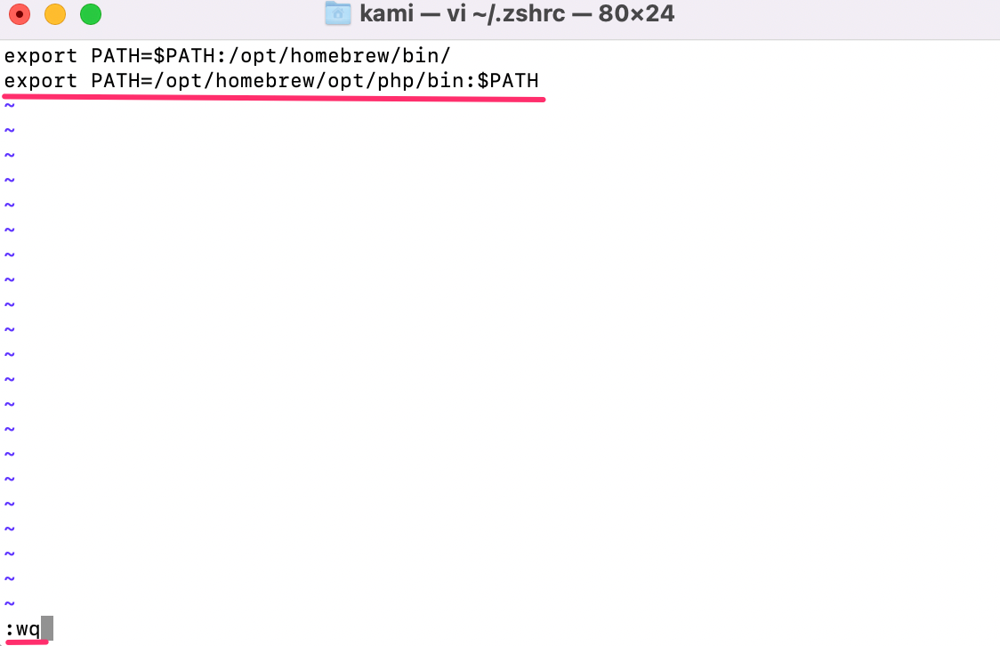 zshrcファイルの作成】MacでzshのPATHの通し方/環境変数の追加【.zshrcファイルの更新】 | kamiblog