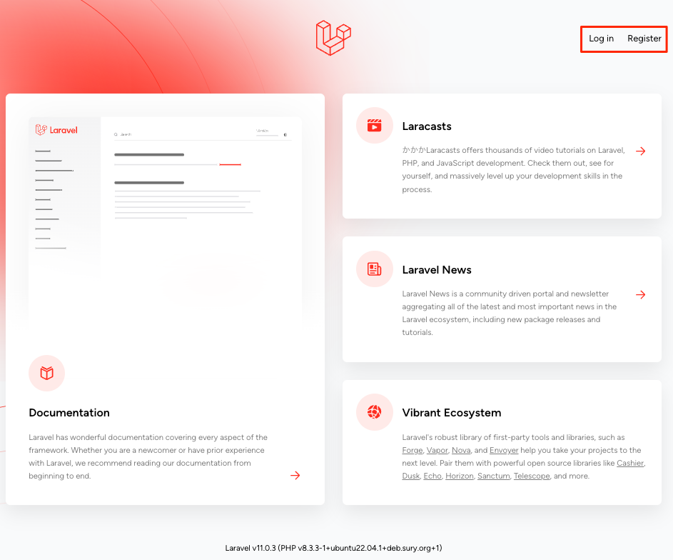 【Laravel Sail】Inertia.jsを使ってReactとTypeScript環境構築 | kamiblog